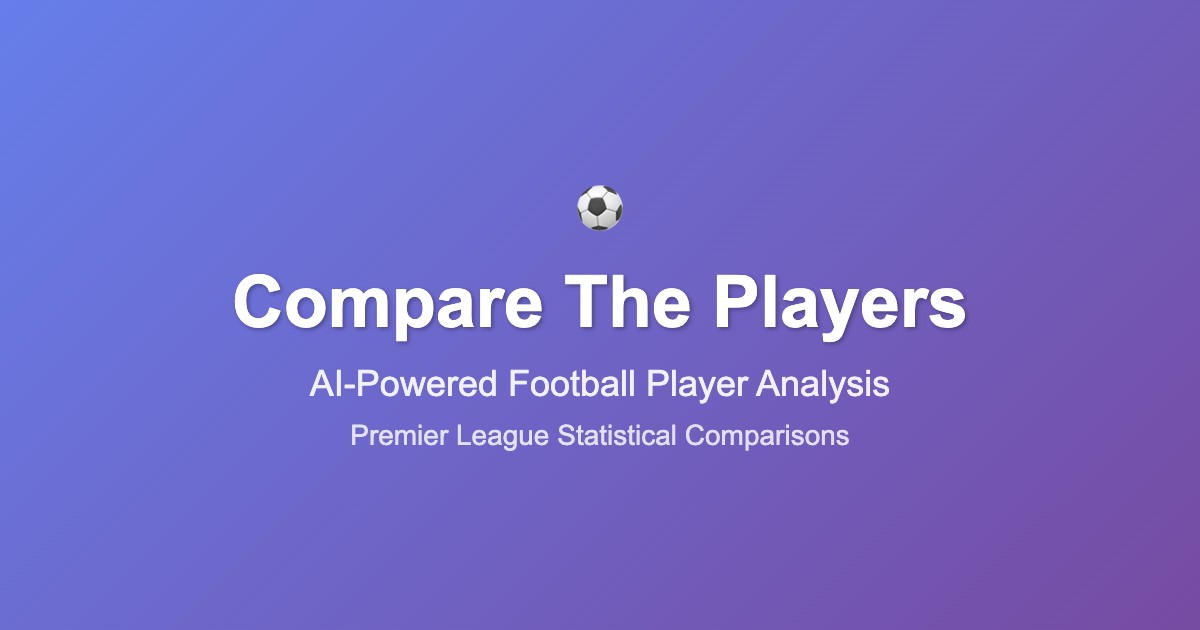 ⚽ Compare The Players